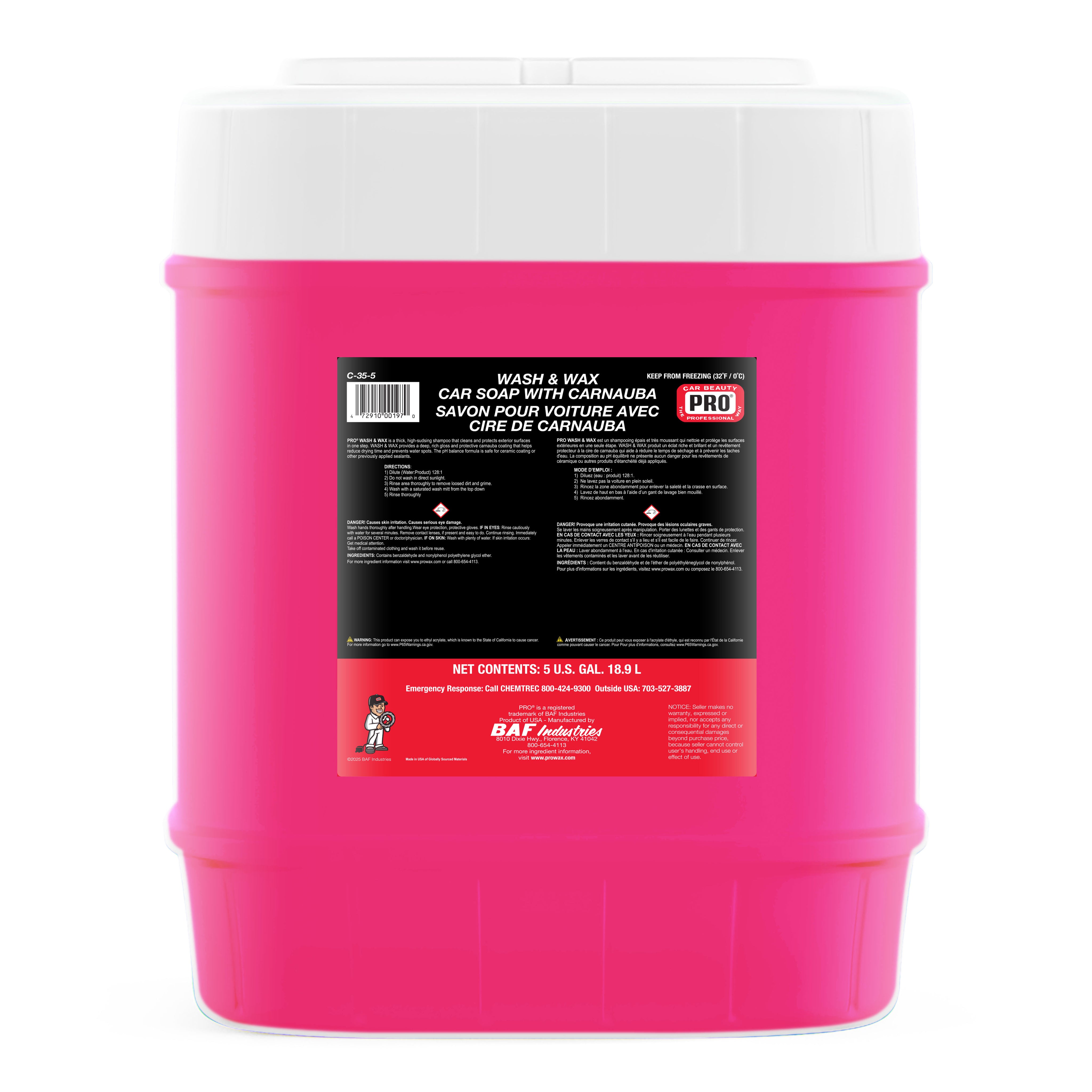 C-35 Wash & Wax – PRO® Wax USA