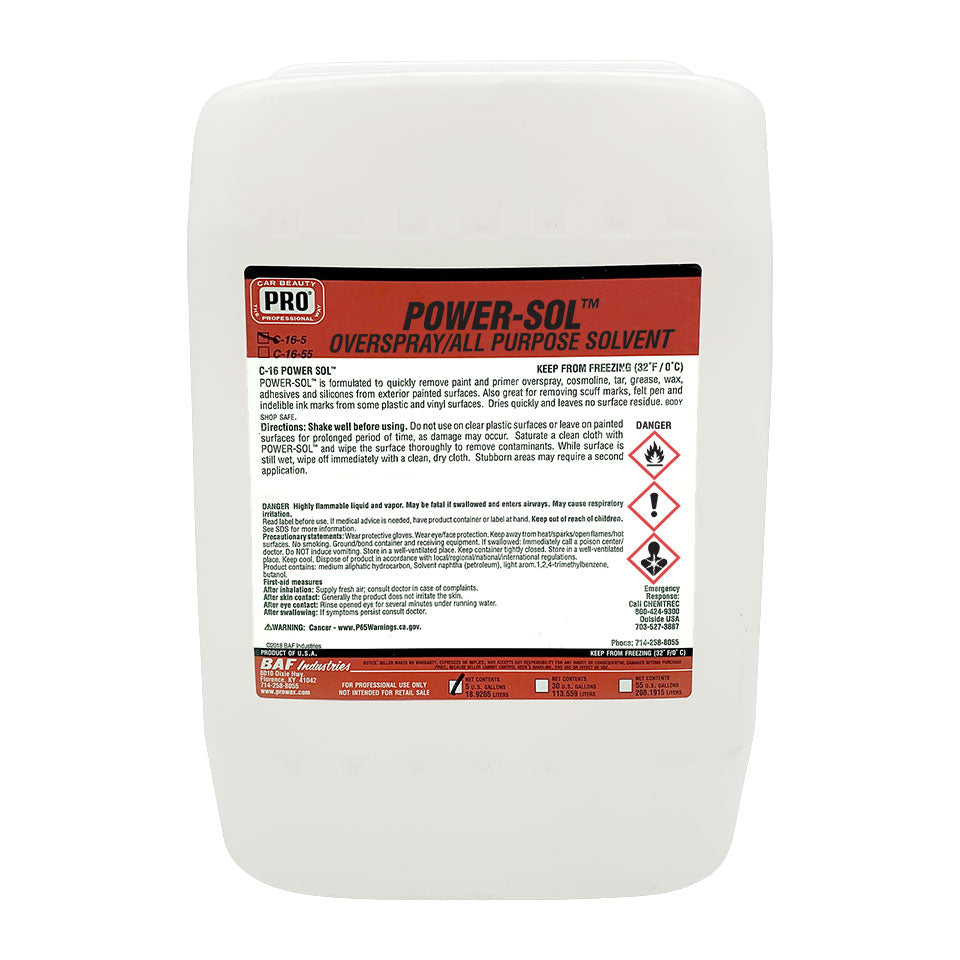 POWER-SOL 5 Gallon | PRO® Car Beauty Products – PRO® Wax USA