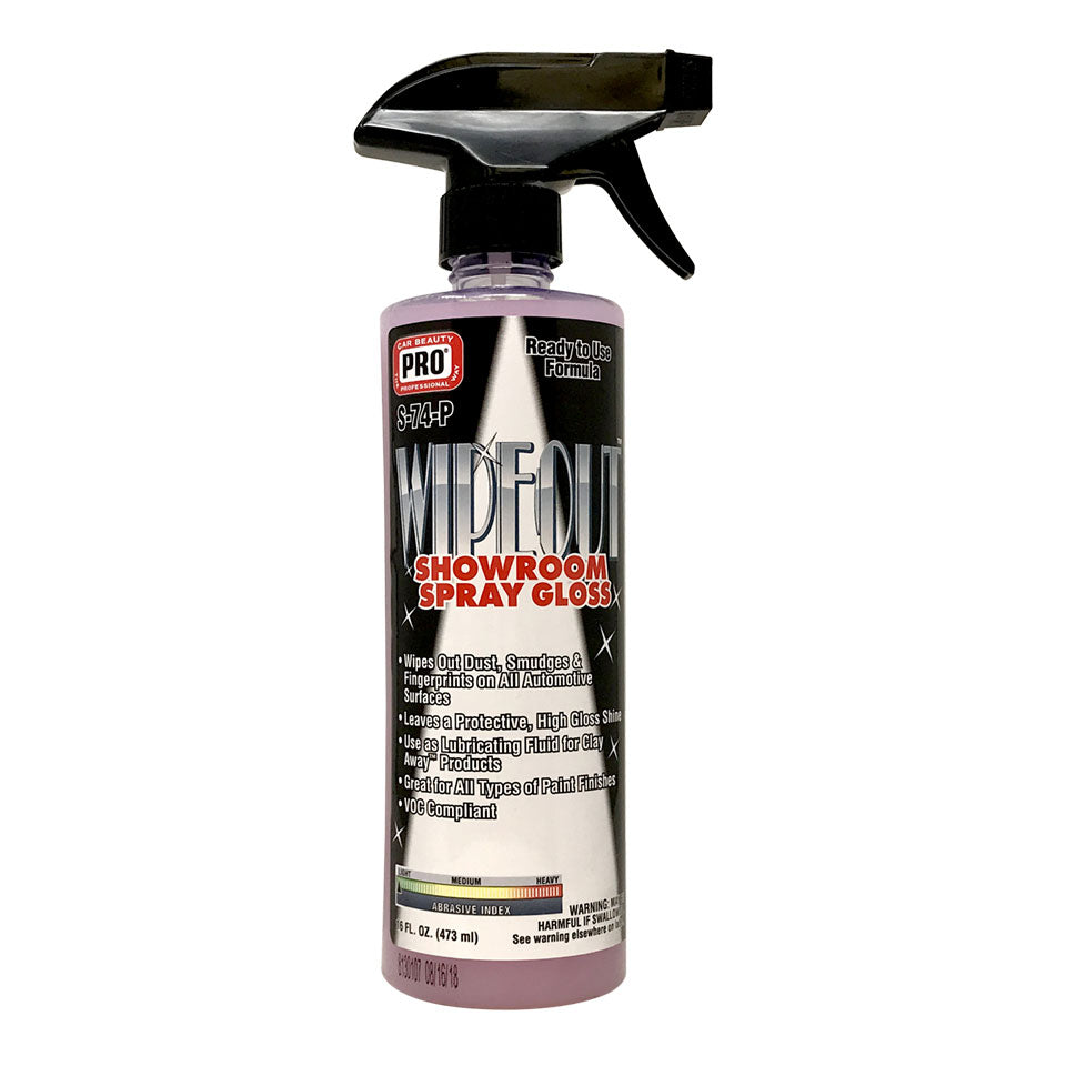 WIPEOUT™ SPRAY GLOSS | PRO® Car Beauty Products – PRO® Wax USA