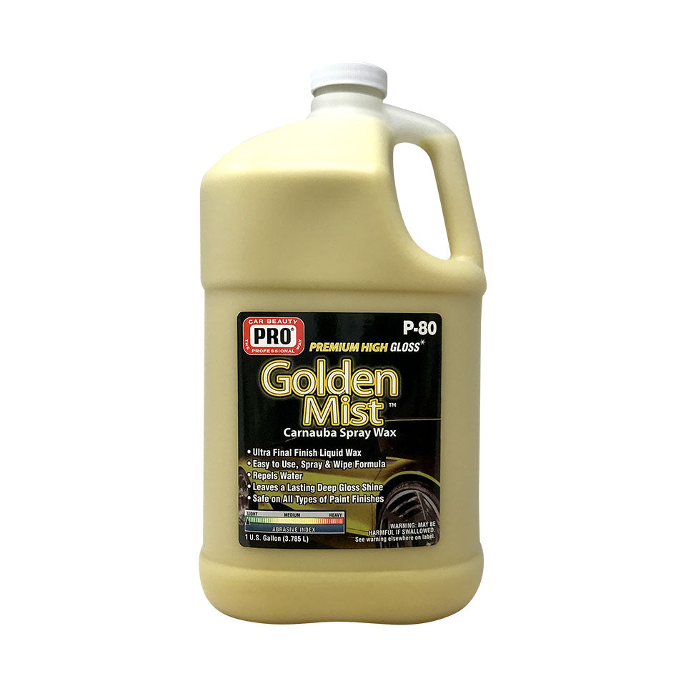 GOLDEN MIST™ CARNAUBA SPRAY WAX | PRO® Car Beauty Products – PRO® Wax USA